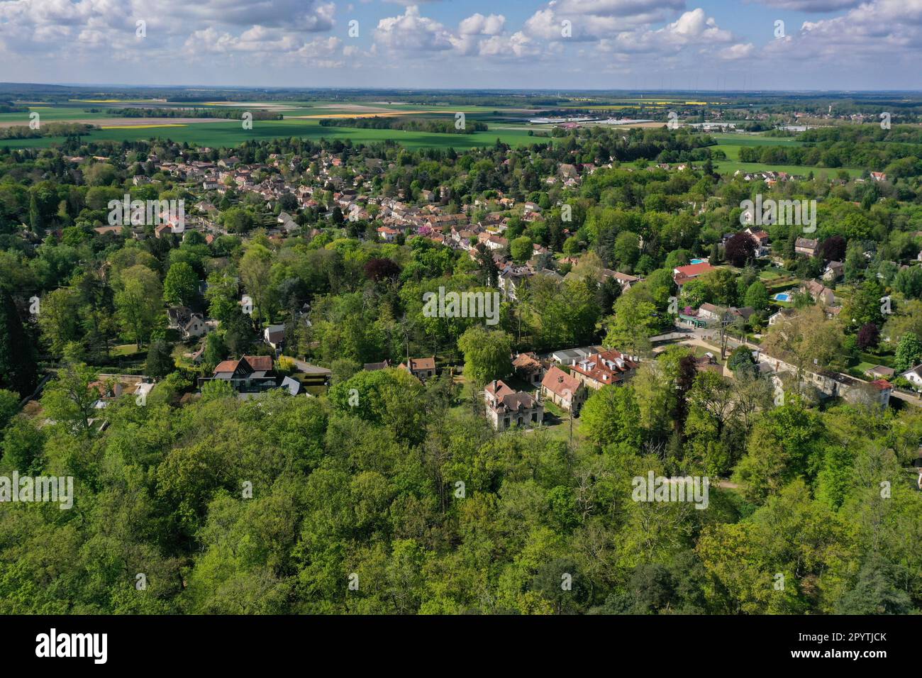 Barbizon forest view hi-res stock photography and images - Alamy