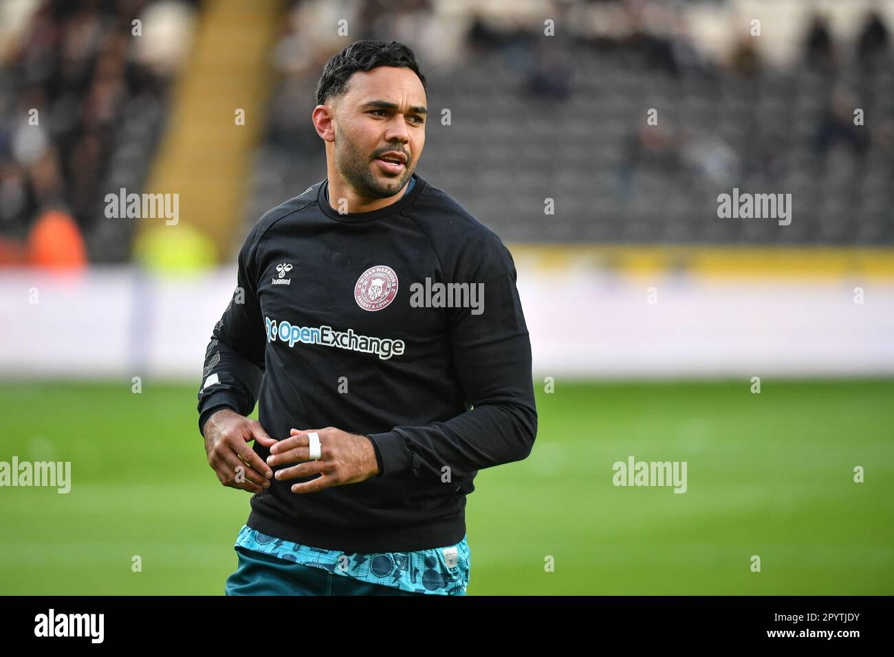 Hull, England - 4th May 2023 - Bevan French of Wigan Warriors. Rugby ...