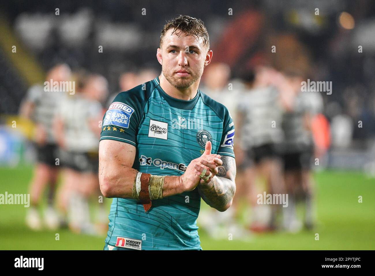 Hull, England - 4th May 2023 - Sam Powell of Wigan Warriors. Rugby ...