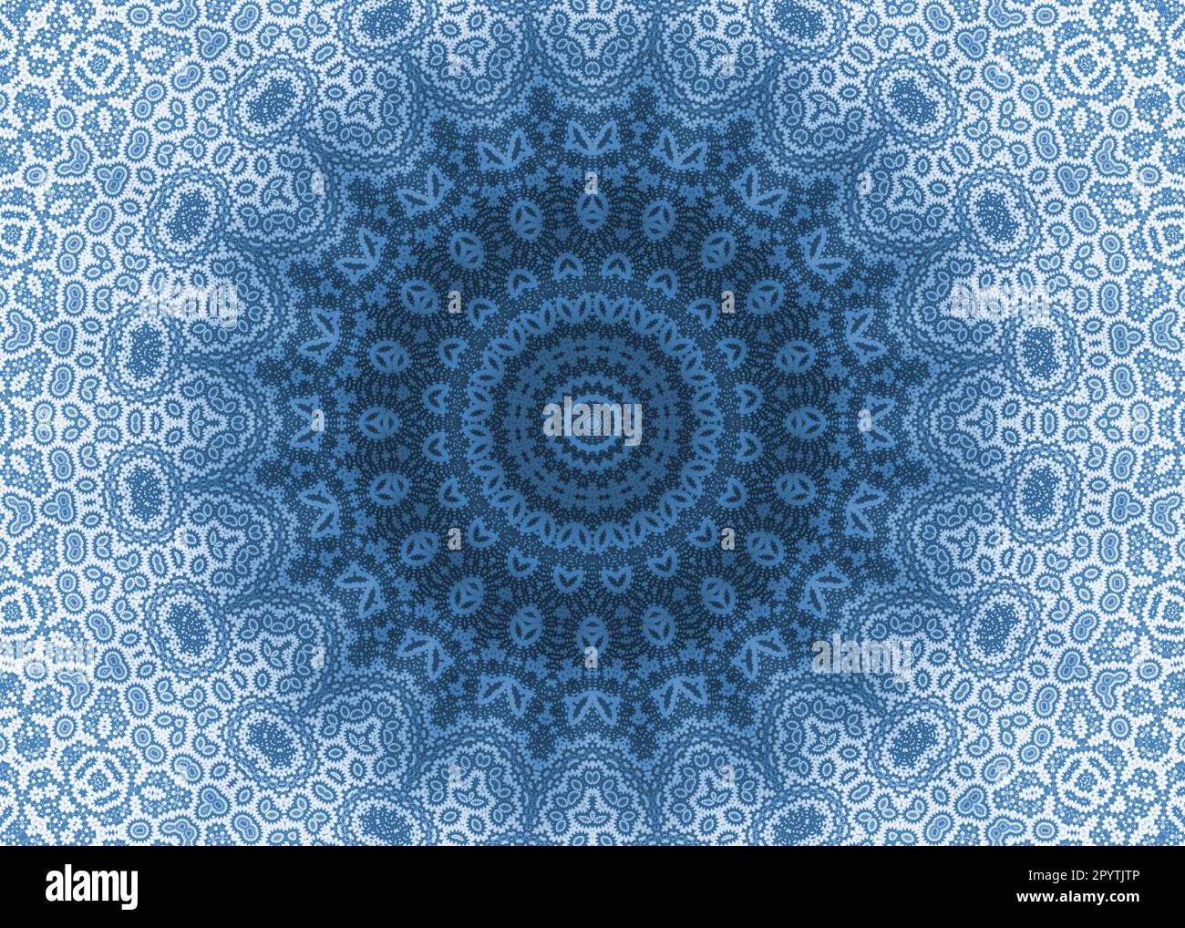 Blue abstract ornamental background Stock Photo - Alamy