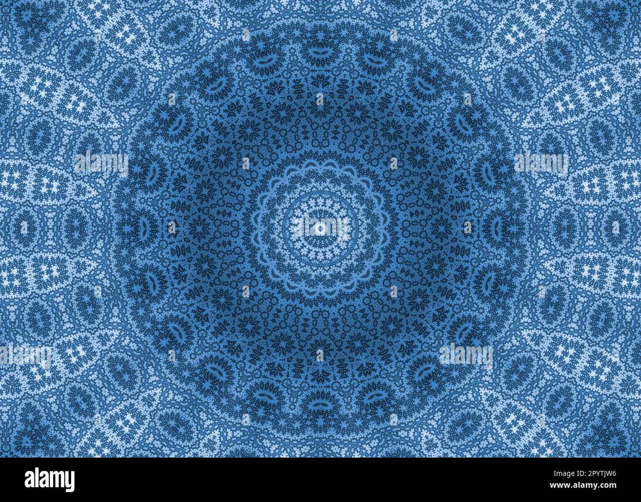 Blue abstract ornamental background Stock Photo - Alamy