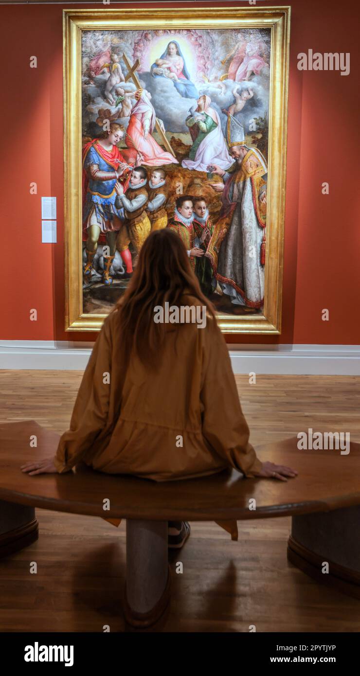 Dublin, Ireland. 05th May, 2023. Consecration to the Virgen 1599, Oil ...