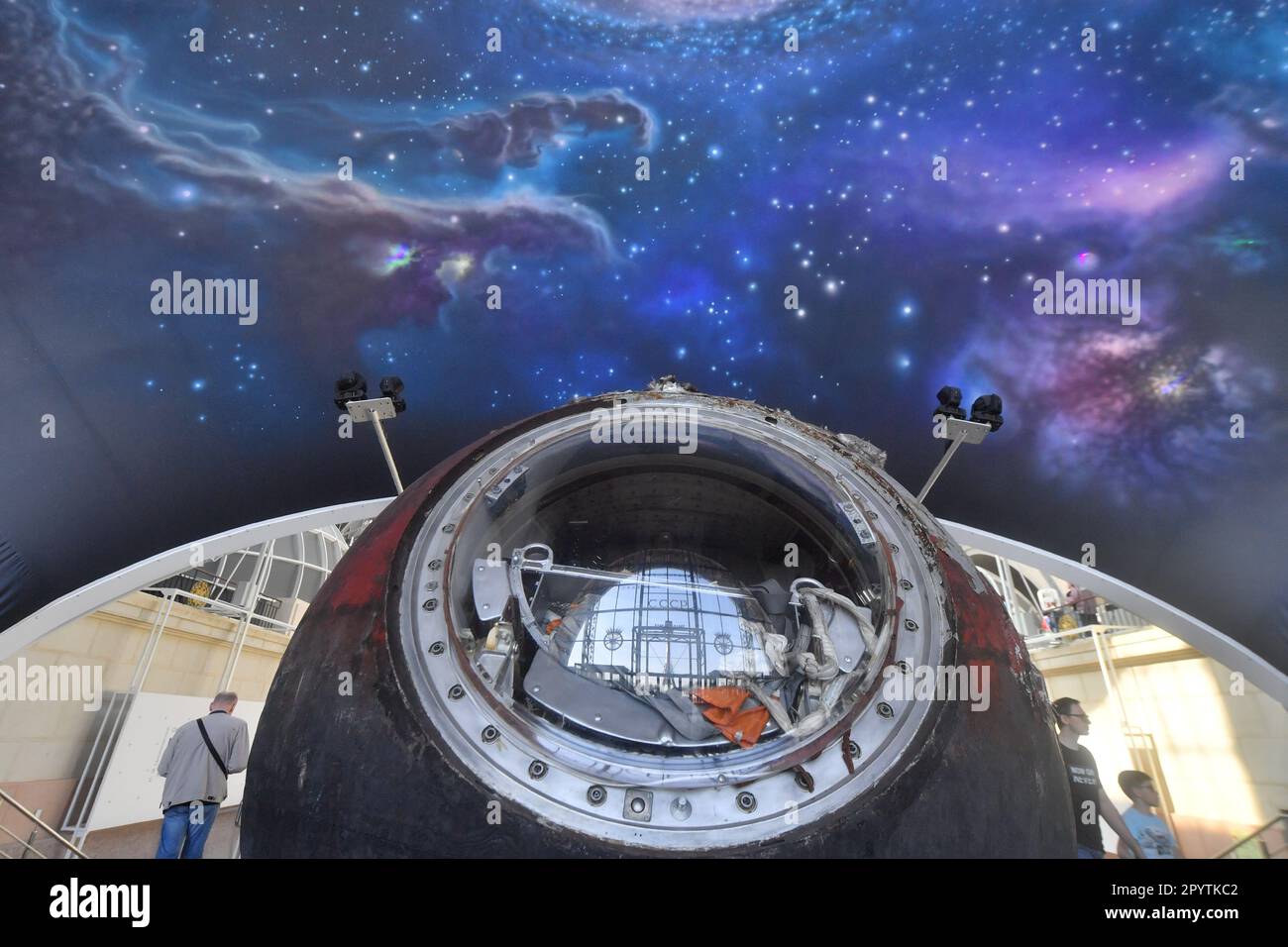 'Moscow. The descent vehicle of the Vostok-6 spacecraft Stock Photo - Alamy