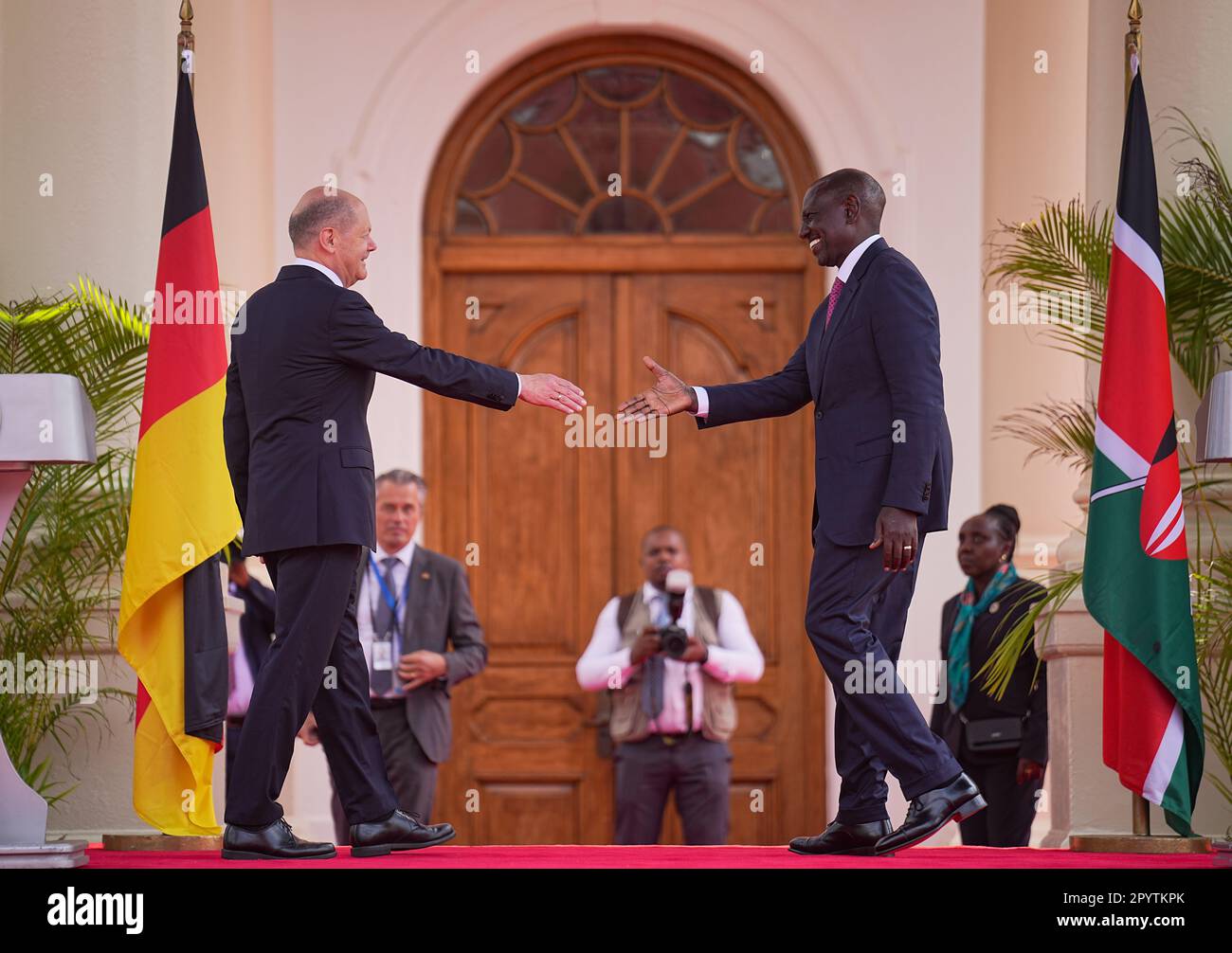 Nairobi, Kenya. 05th May, 2023. German Chancellor Olaf Scholz (SPD ...