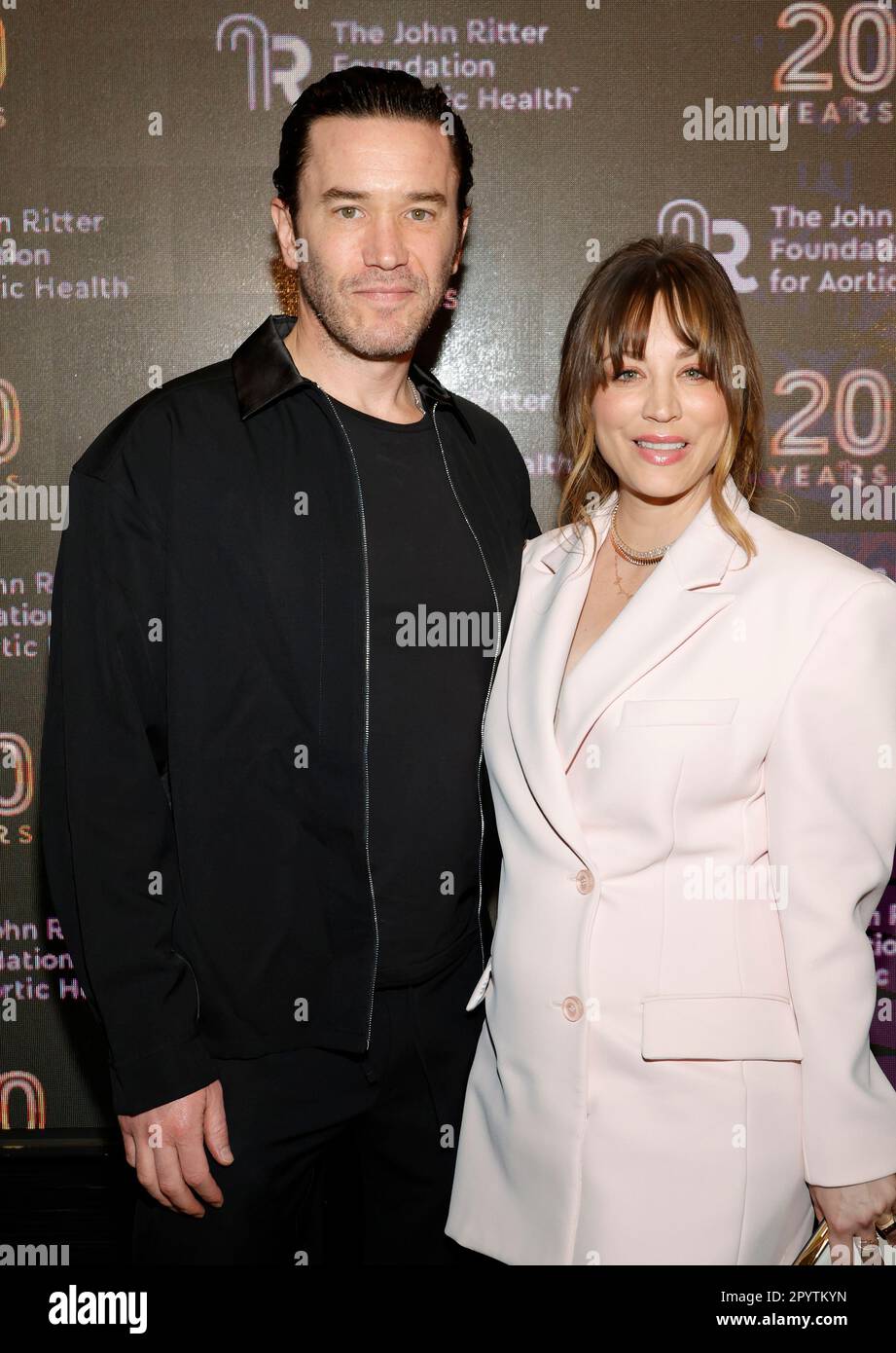 Los Angeles, Ca. 4th May, 2023. Tom Pelphrey, Kaley Cuoco at the John ...