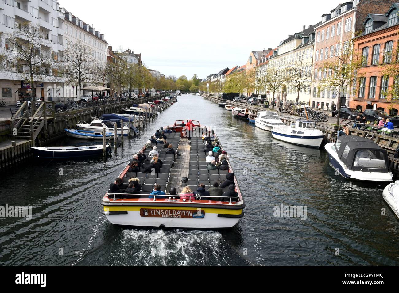 Copenhagen /Denmark/05 May 2023/Life at Christianshavn canal on ...