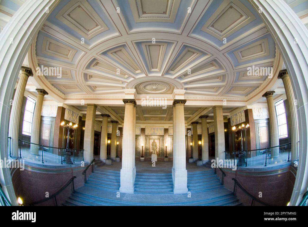 The Interior of the historic St Georges Hall, Liverpool, Merseyside ...