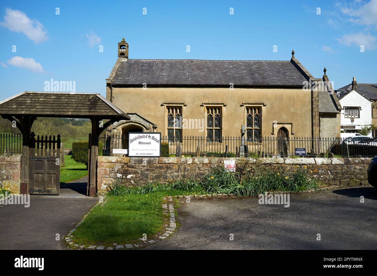 The Church at Whitewell, Forest of Bowland, Lancashire, North West ...