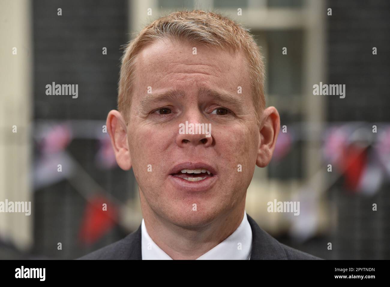 London, England, UK. 5th May, 2023. New Zealand Prime Minister CHRIS ...