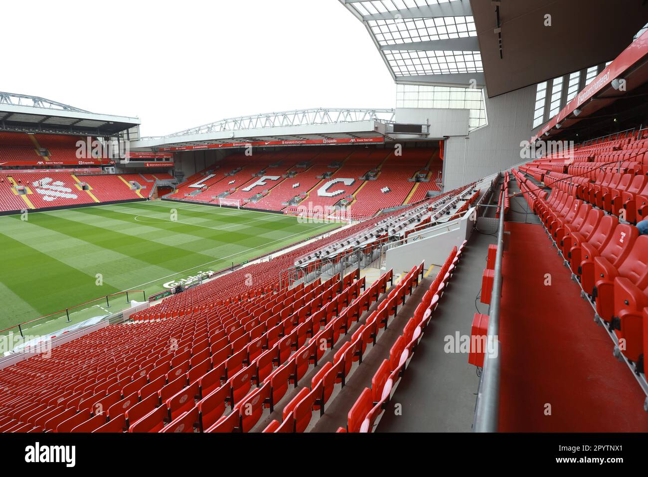 Liverpool, UK. 04th May, 2023. Anfield is a football stadium in Anfield ...