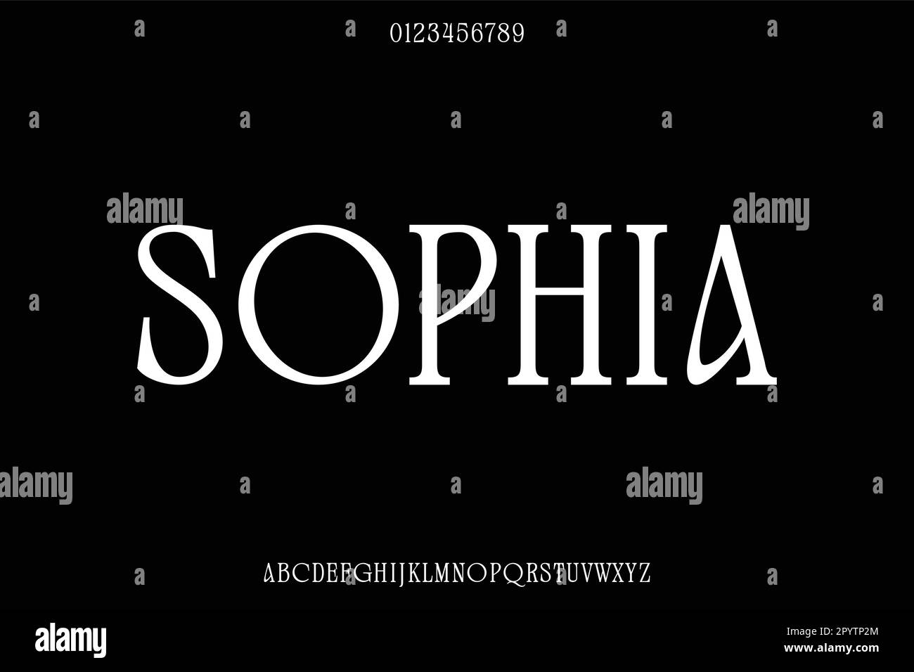 Unique and elegant serif display font vector Stock Vector Image & Art ... Unique and elegant serif display font vector Stock Vector Image & Art ...
