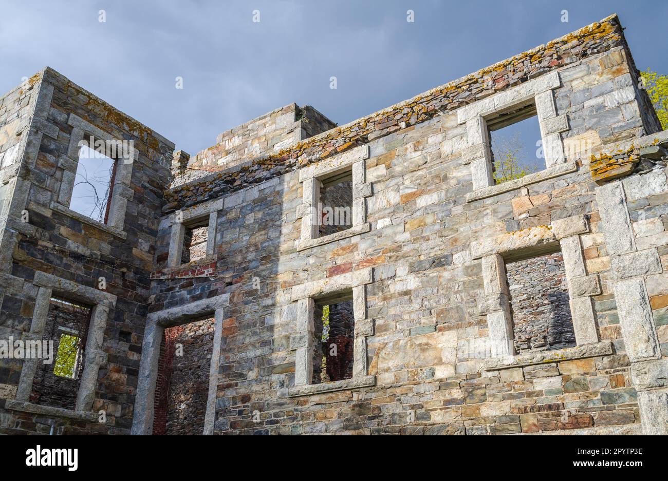 Goddard Mansion, Historical landmark in Cape Elizabeth, Maine Stock ...