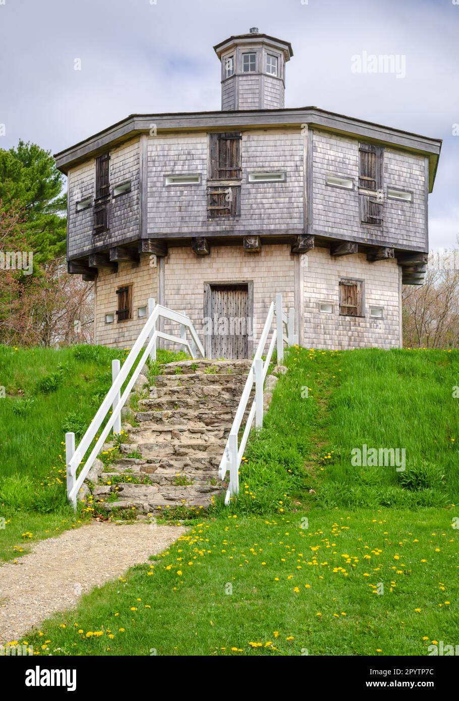 Fort Edgecomb, Fortress in Edgecomb, Maine Stock Photo - Alamy