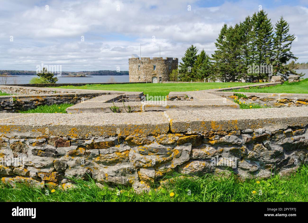 Colonial Pemaquid State Historic Site in Maine Stock Photo - Alamy