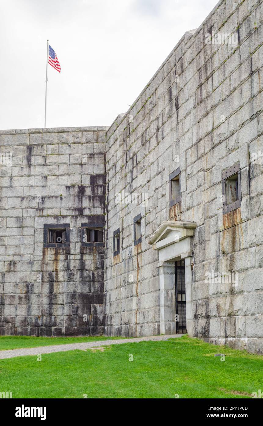 Fort Knox State Park in Maine on a Summer Day Stock Photo - Alamy