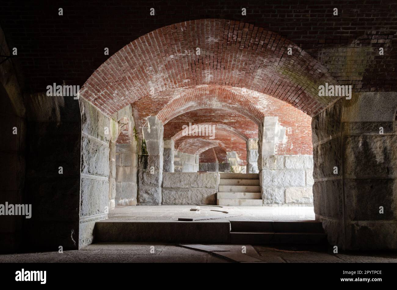Fort Knox State Park in Maine on a Summer Day Stock Photo - Alamy