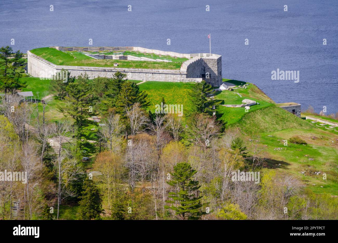 Fort Knox State Park in Maine on a Summer Day Stock Photo - Alamy