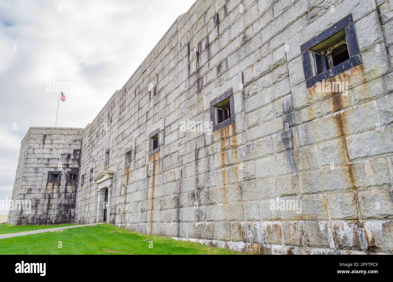Fort Knox State Park in Maine on a Summer Day Stock Photo - Alamy