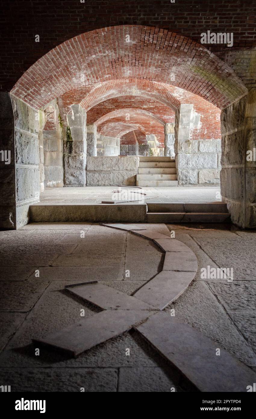 Fort Knox State Park in Maine on a Summer Day Stock Photo - Alamy