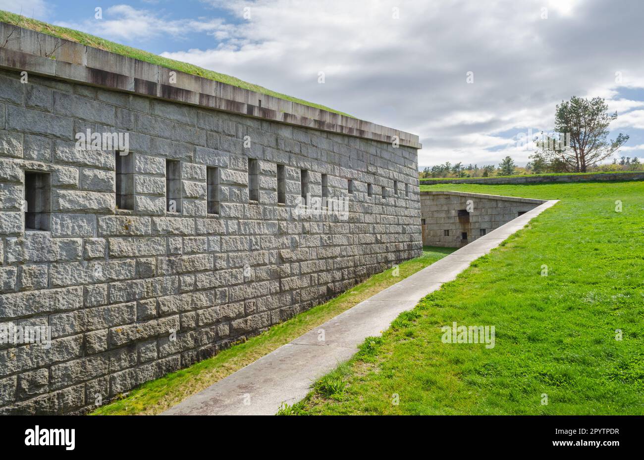 Fort Knox State Park in Maine on a Summer Day Stock Photo - Alamy
