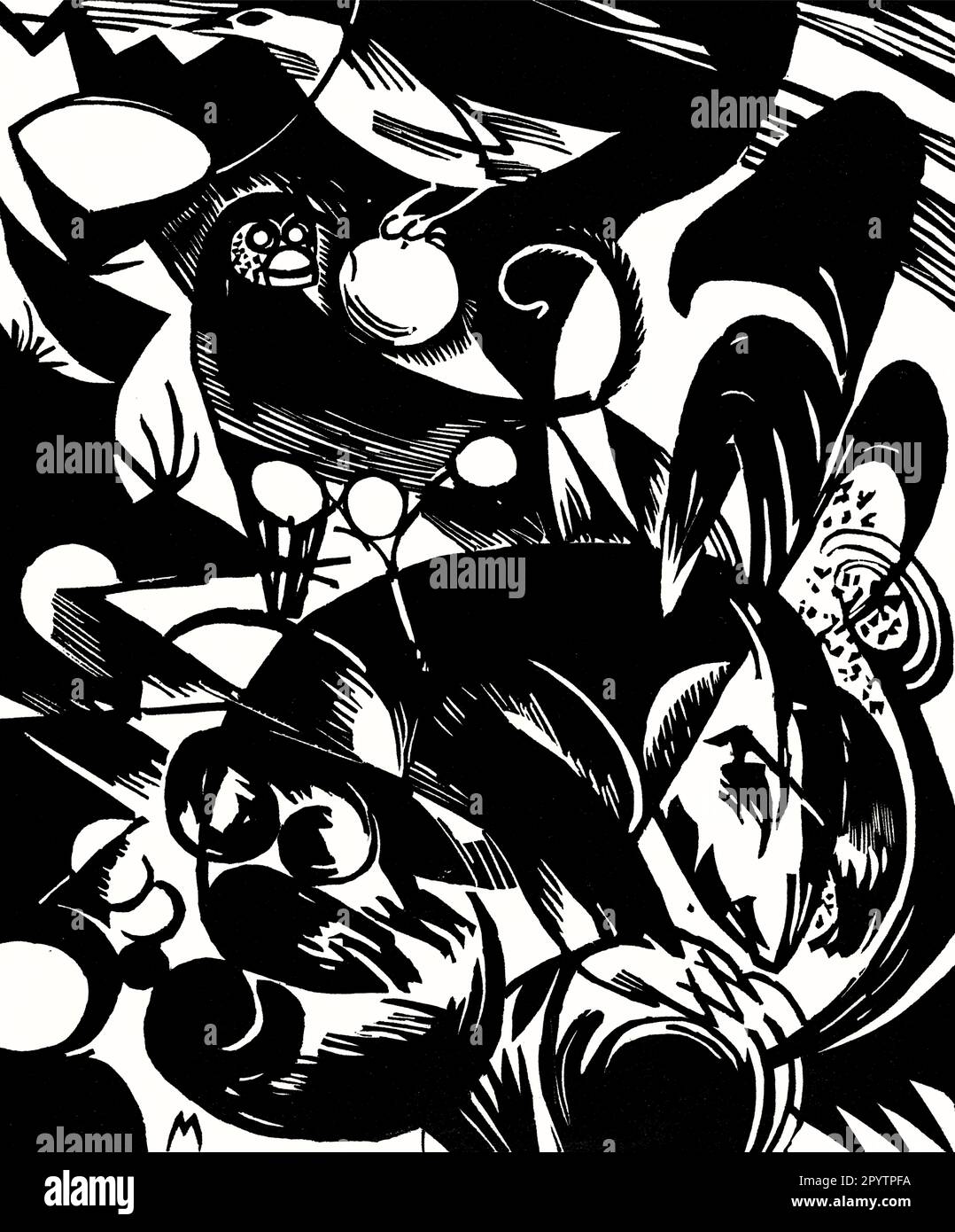 New European Graphics, Portfolio III Painting By Franz Marc German ...