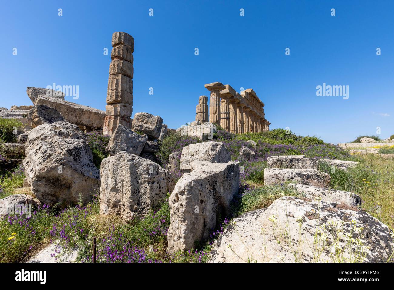 Selinunte, Archaeological Park in Sicily, Italy Stock Photo - Alamy