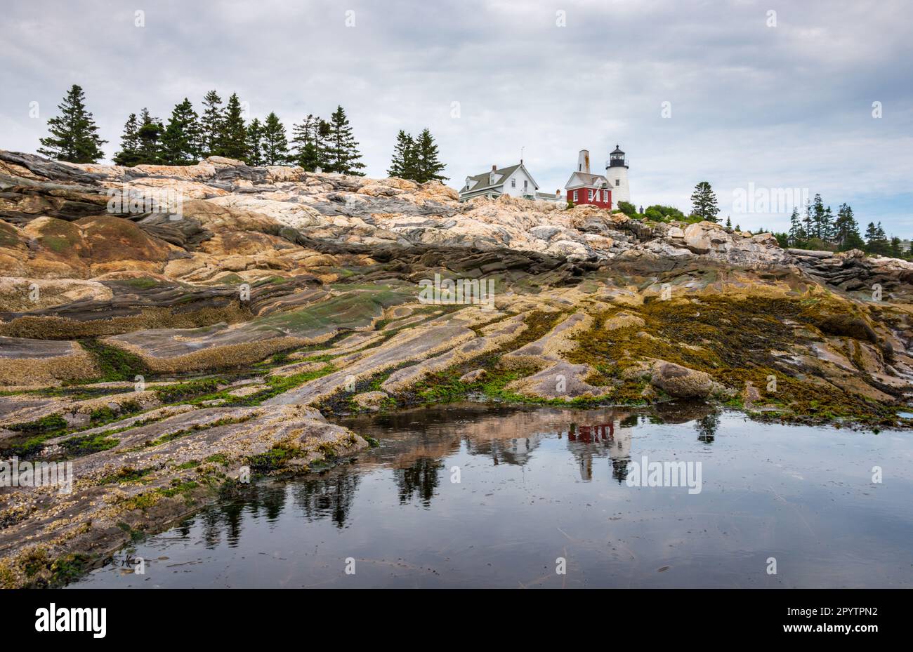 Pemaquid Point Lighthouse in Maine Stock Photo - Alamy