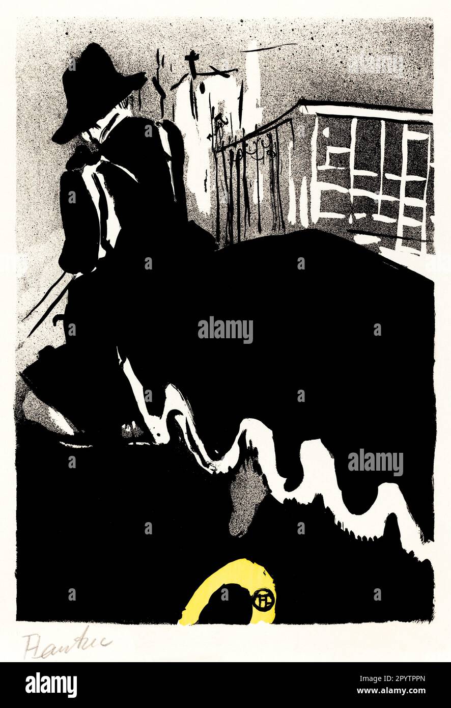 Last Ballad Vintage Illustration By Henri De Toulouse Lautrec French ...