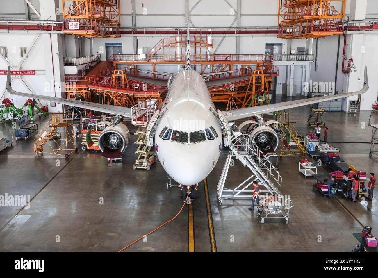 Haikou, China's Hainan Province. 5th May, 2023. Workers of Grand China ...