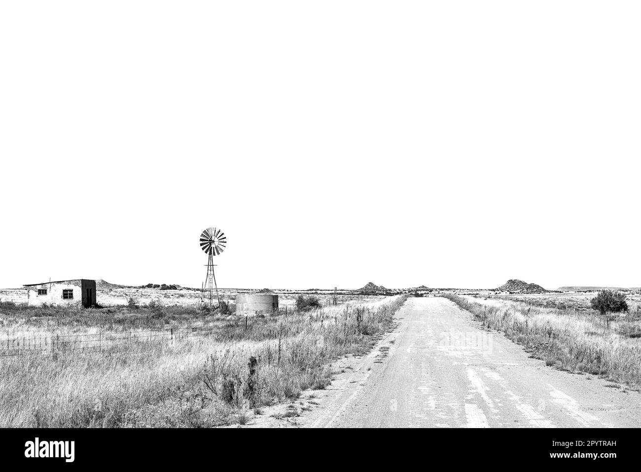 Corrugated iron hut south africa Black and White Stock Photos & Images ...