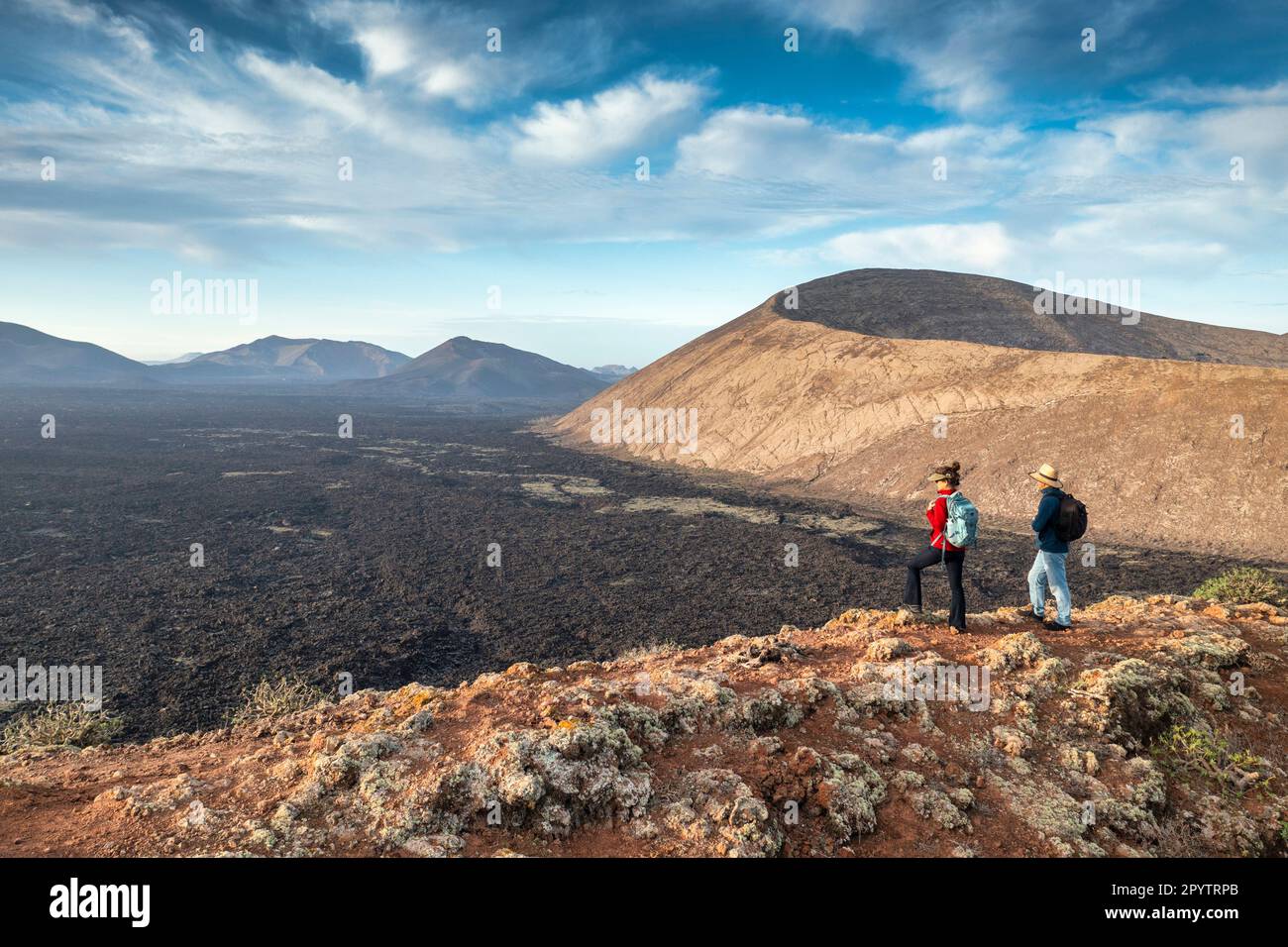 Spain, Canary Islands, Lanzarote island, Timanfaya National Park ...
