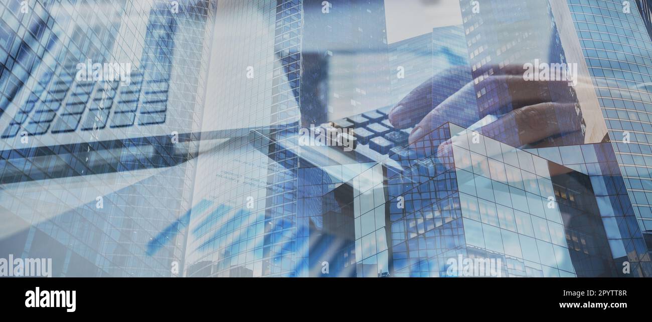 financial banner background for business, finance and investment ...