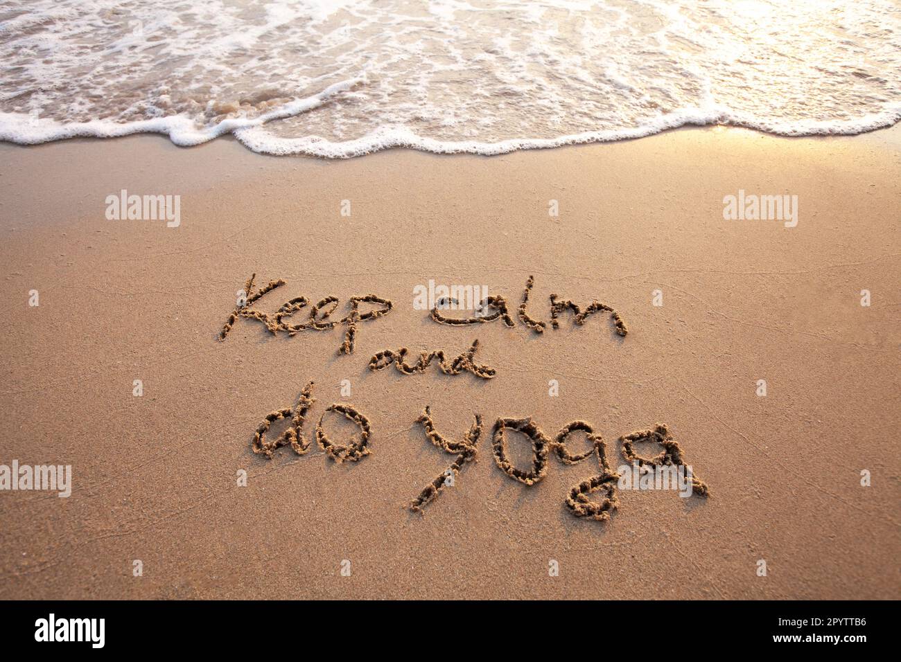 Inspirational motivational quote keep calm hi-res stock photography and ...