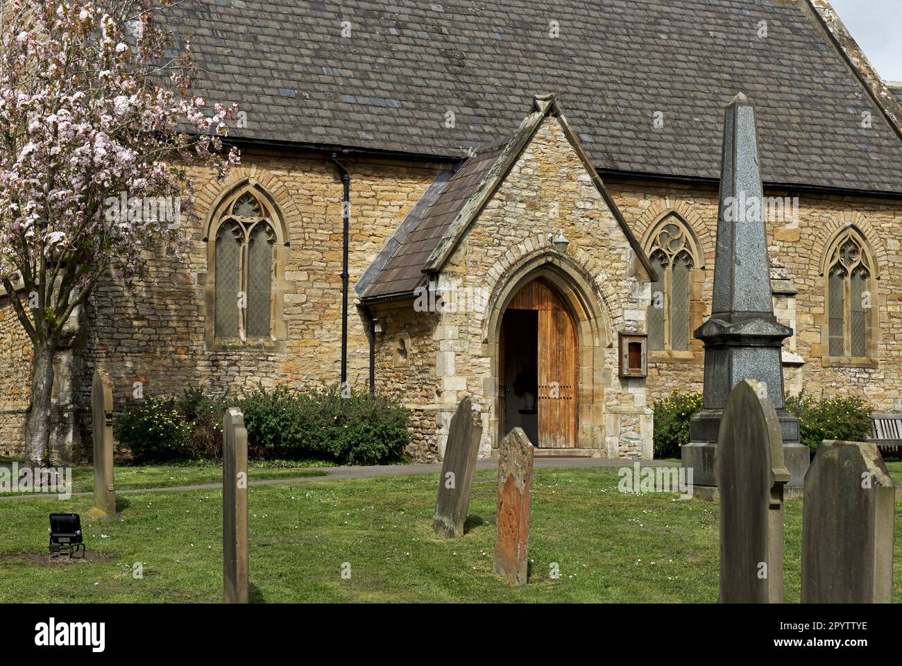 St Anne's Church in the village of Ellerker, East Yorkshire, England UK ...
