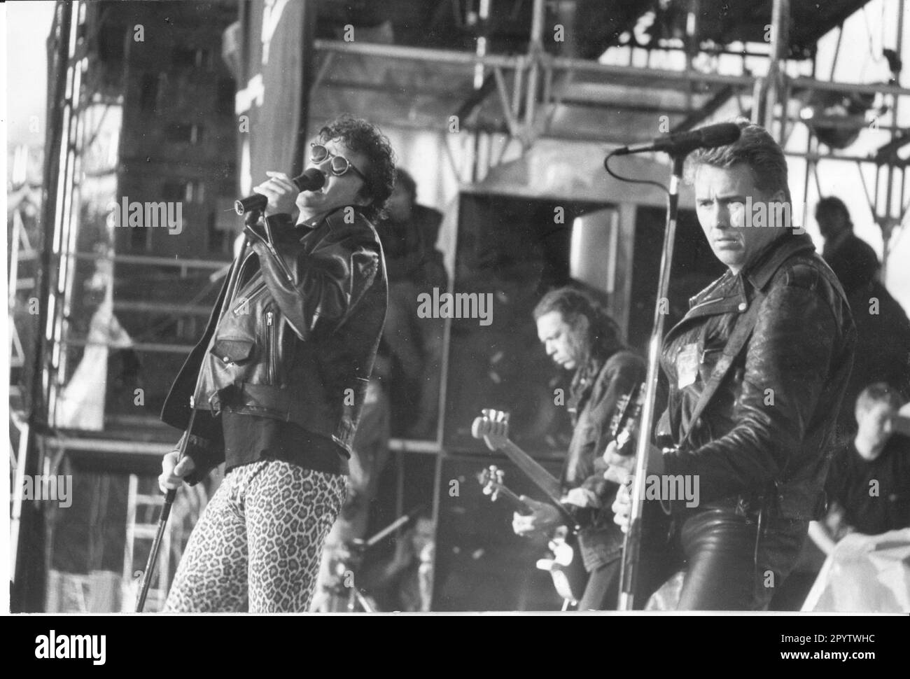 Golden earring band Black and White Stock Photos & Images - Alamy