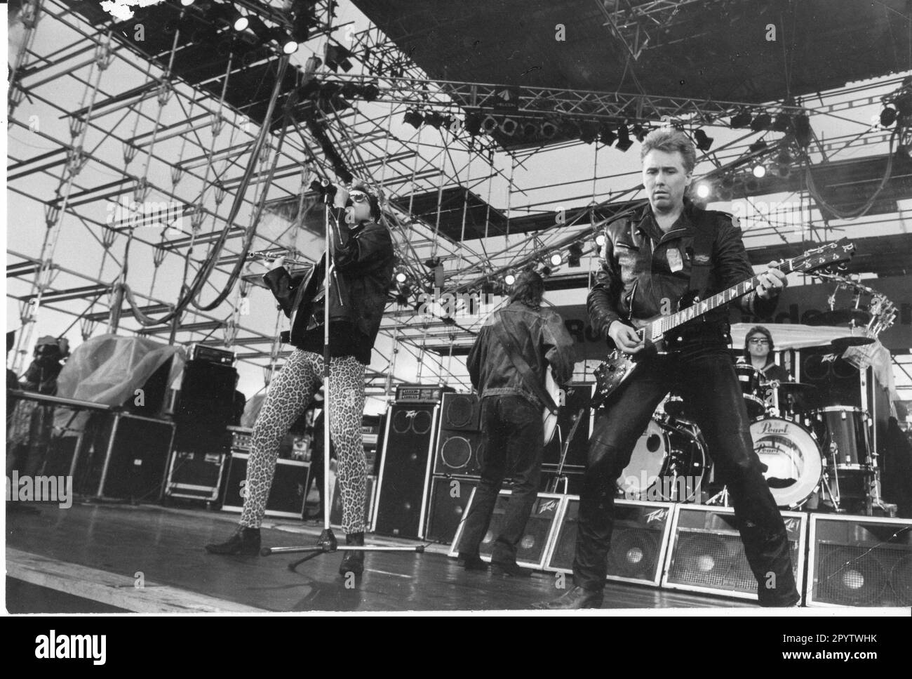 Golden earring band Black and White Stock Photos & Images - Alamy