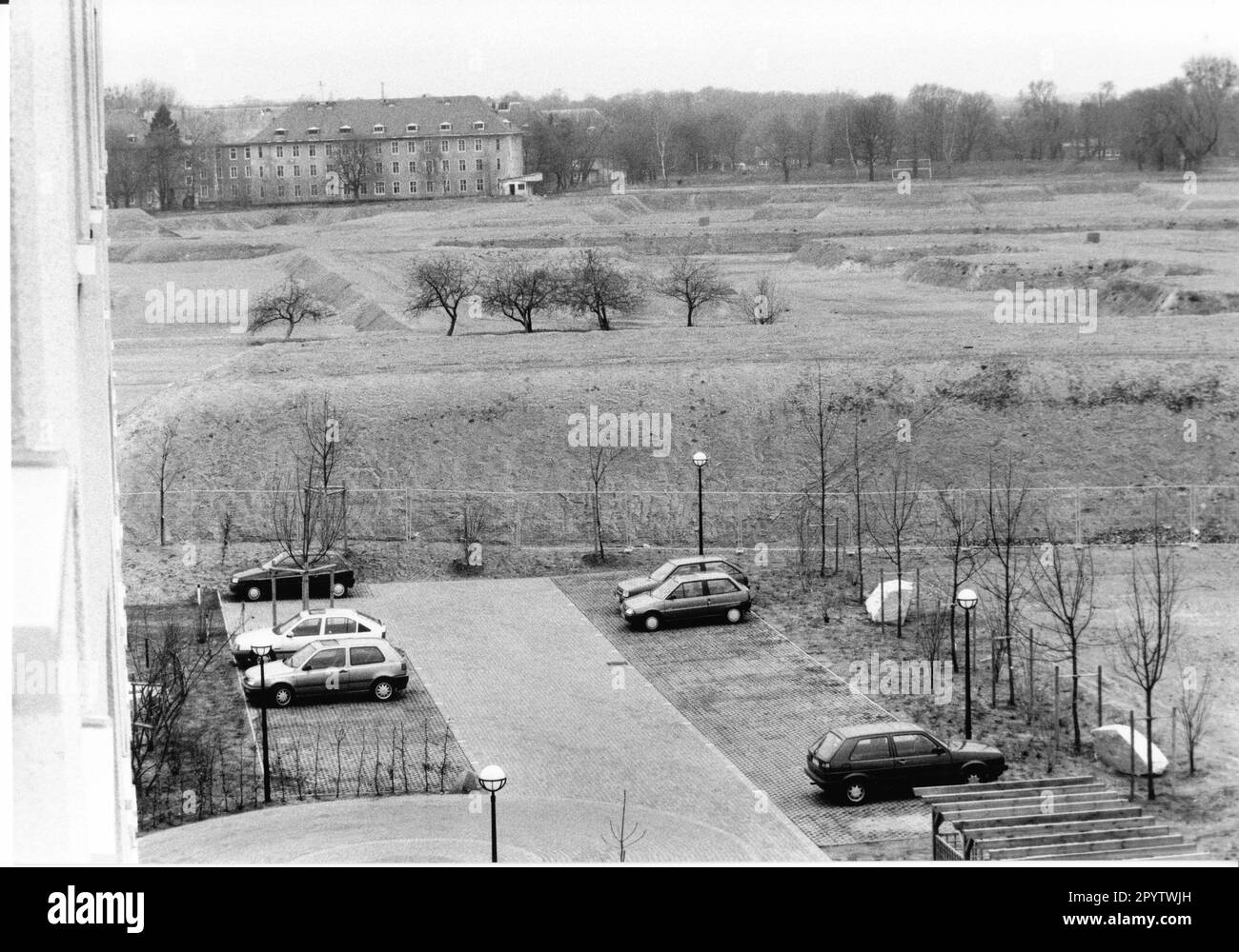 The Bornstedter Feld. The Bugapark or Volkspark is to be built on this ...