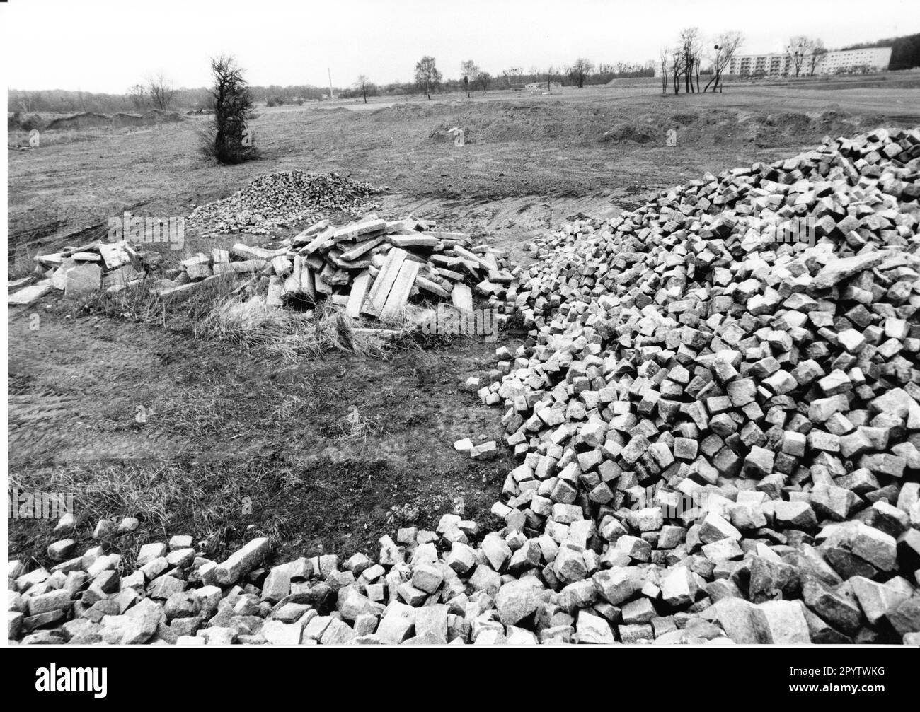 The Bornstedter Feld. The Bugapark or Volkspark is to be built on this ...