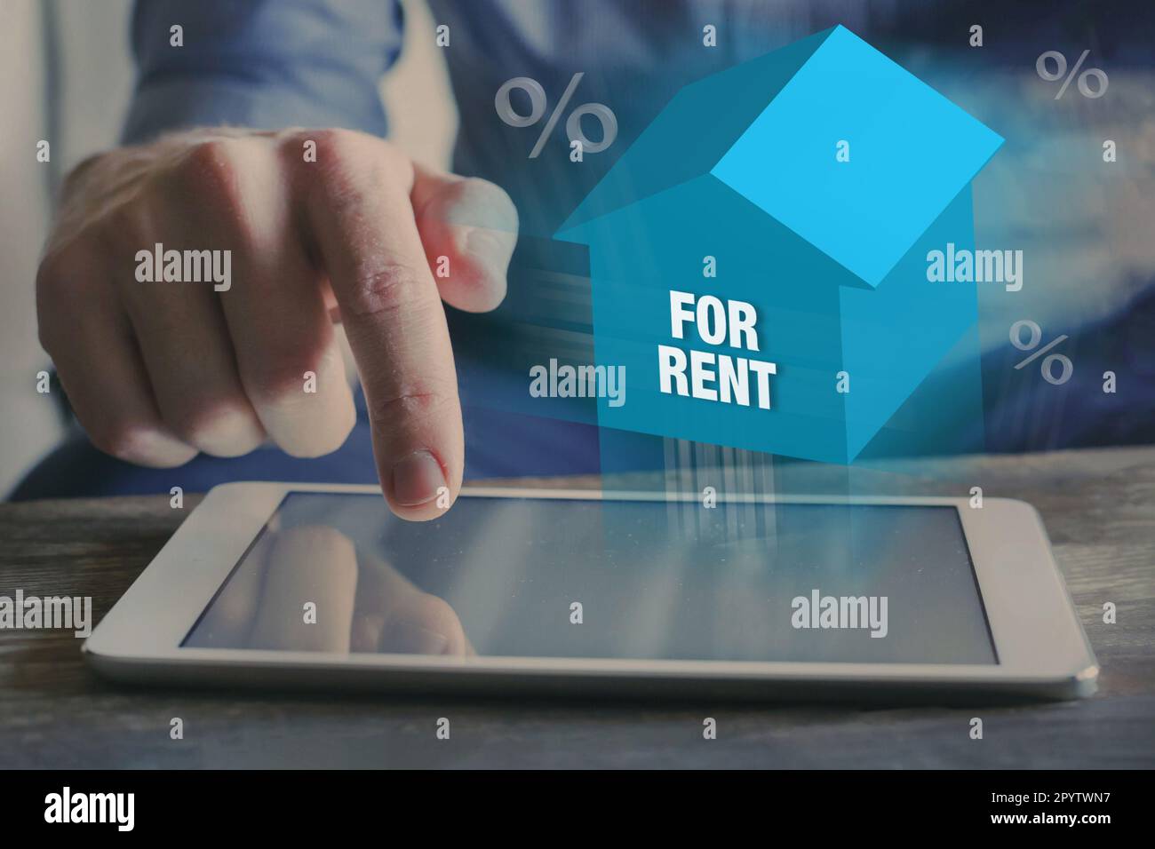 3d house model hi-res stock photography and images - Alamy