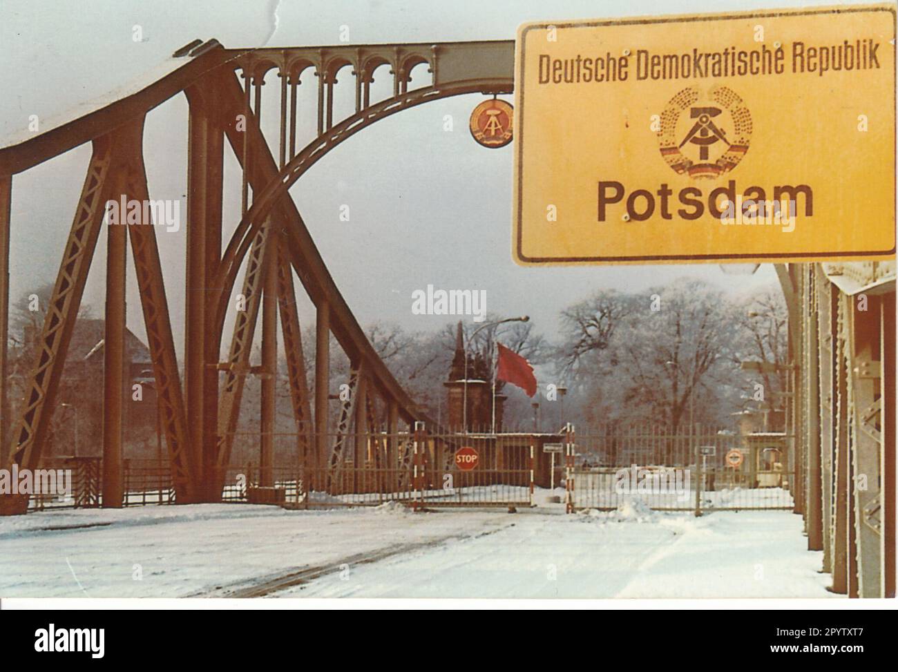 Glienicker bridge also called bridge of unity or agent bridge.On the ...