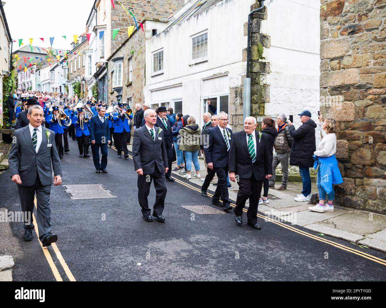 Helston,Cornwall,5th May 2023,Flora Day which is an ancient spring ...
