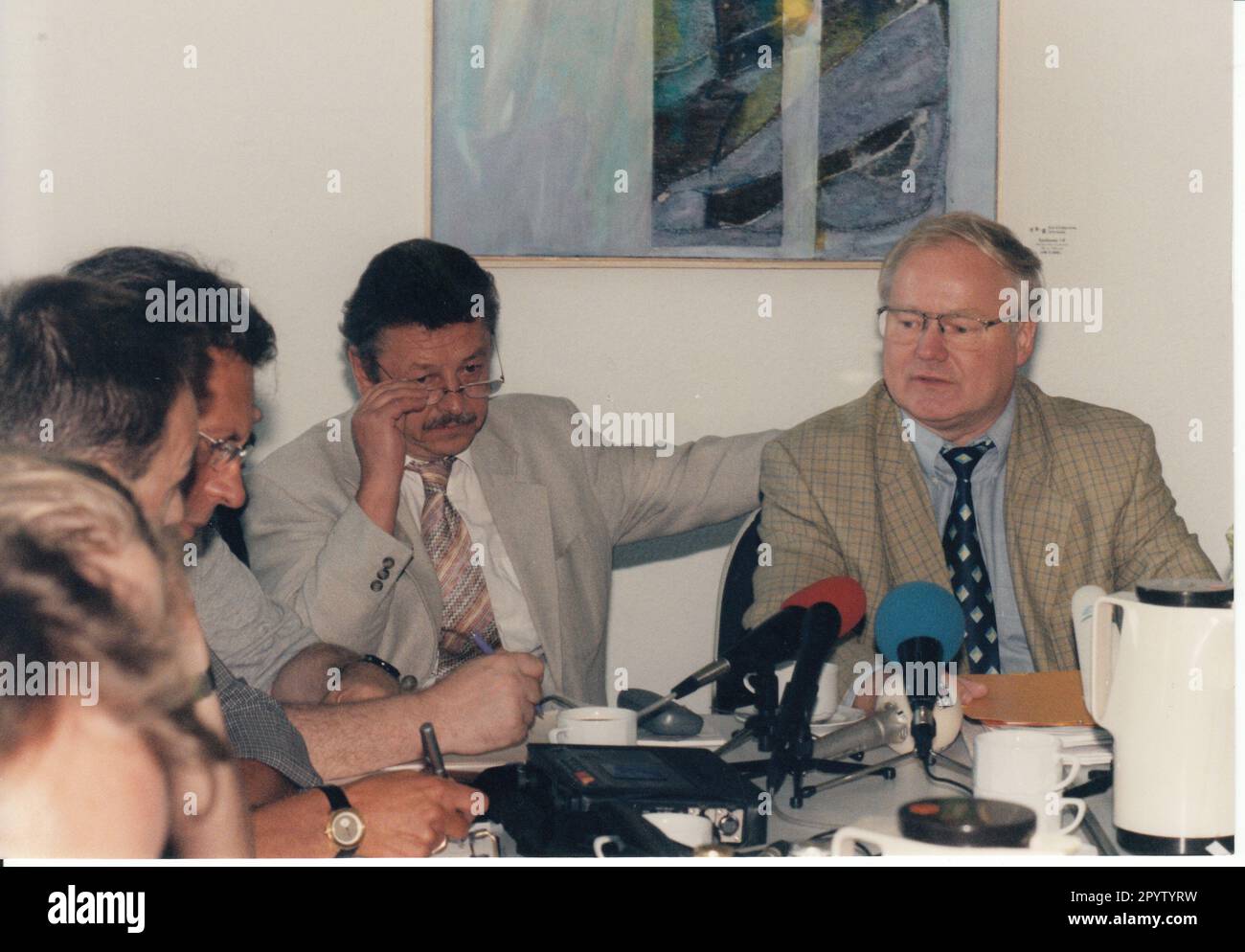 In the state parliament press conference of the CDU still parliamentary ...
