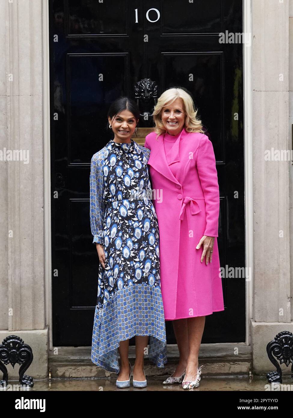 Akshata Murty greets the First Lady of the United States, Dr Jill Biden ...