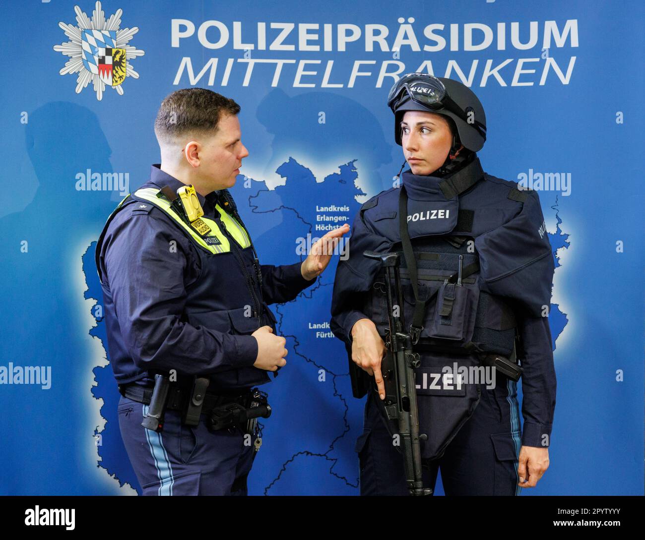 05 May 2023, Bavaria, Nuremberg: Police Master Marie-Sophie Andersch ...