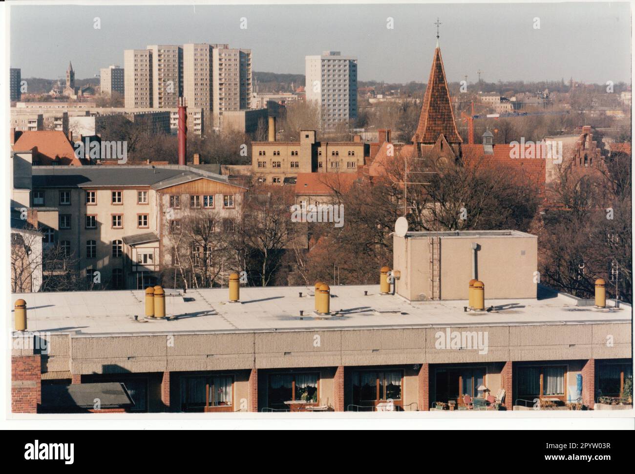 View of the Zentum Ost development area in Potsdam. Photo: MAZ/Bernd ...
