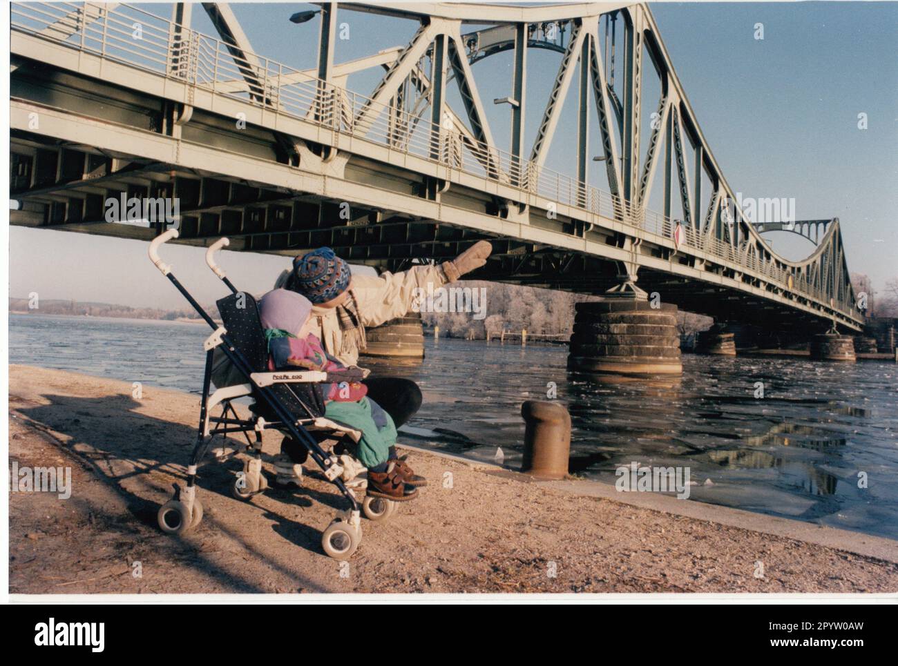 Glienicker bridge also called bridge of unity or agent bridge.on the ...