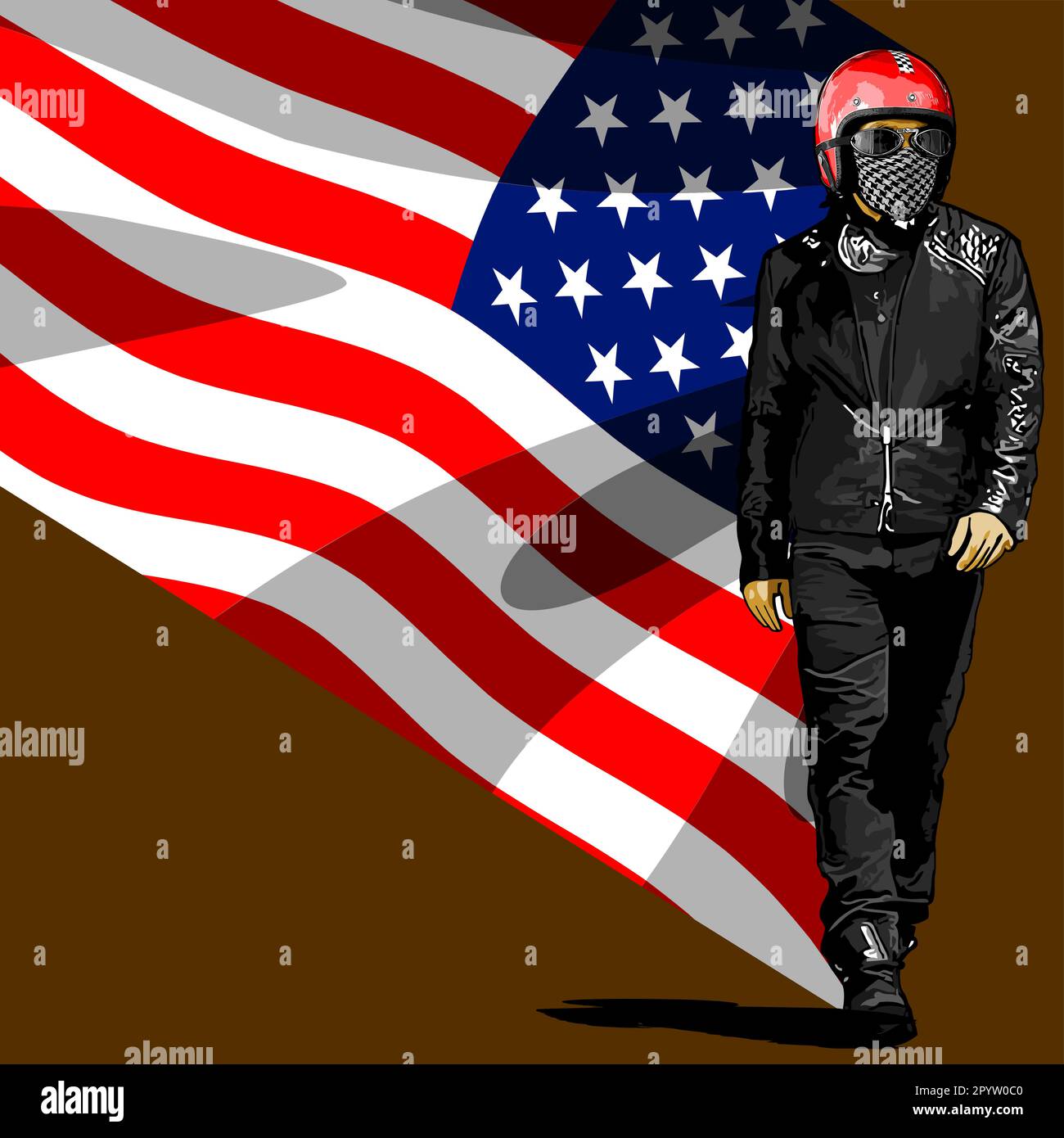 biker vector template Stock Vector Image & Art - Alamy