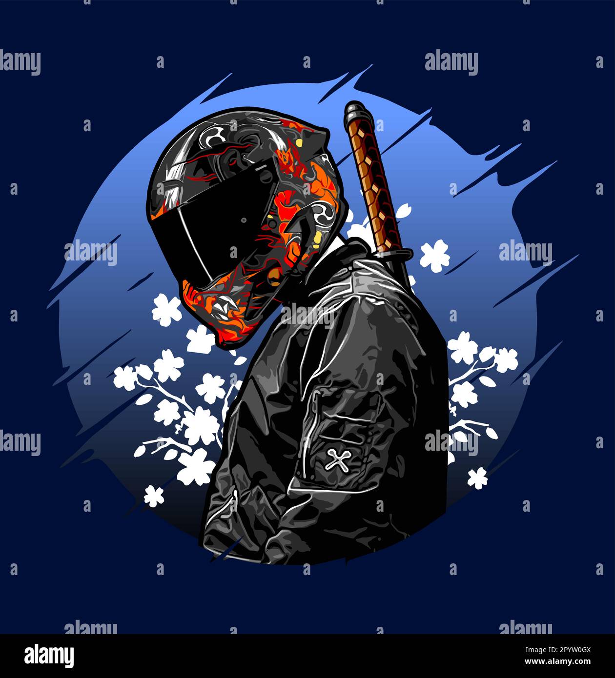biker vector template Stock Vector Image & Art - Alamy