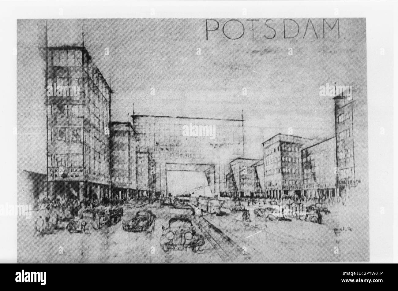 Design by Potsdam's city architect Arno Neumann, who wanted to build a ...