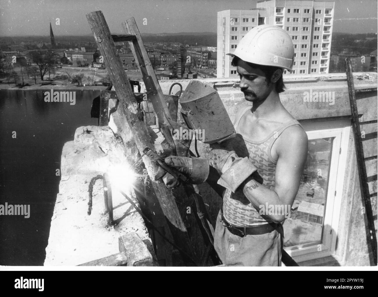 Housing development project in Black and White Stock Photos & Images - Alamy